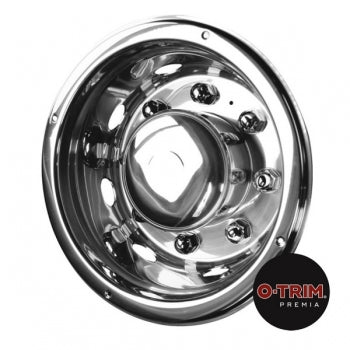 19.5" Super Deluxe Stainless Steel Wheel Trims (Rear Pair) — Parma Group