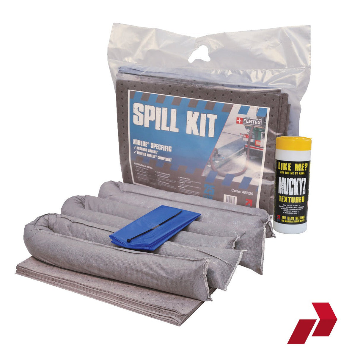 25L AdBlue Spill Kit in Clip Close Bag — Parma Group