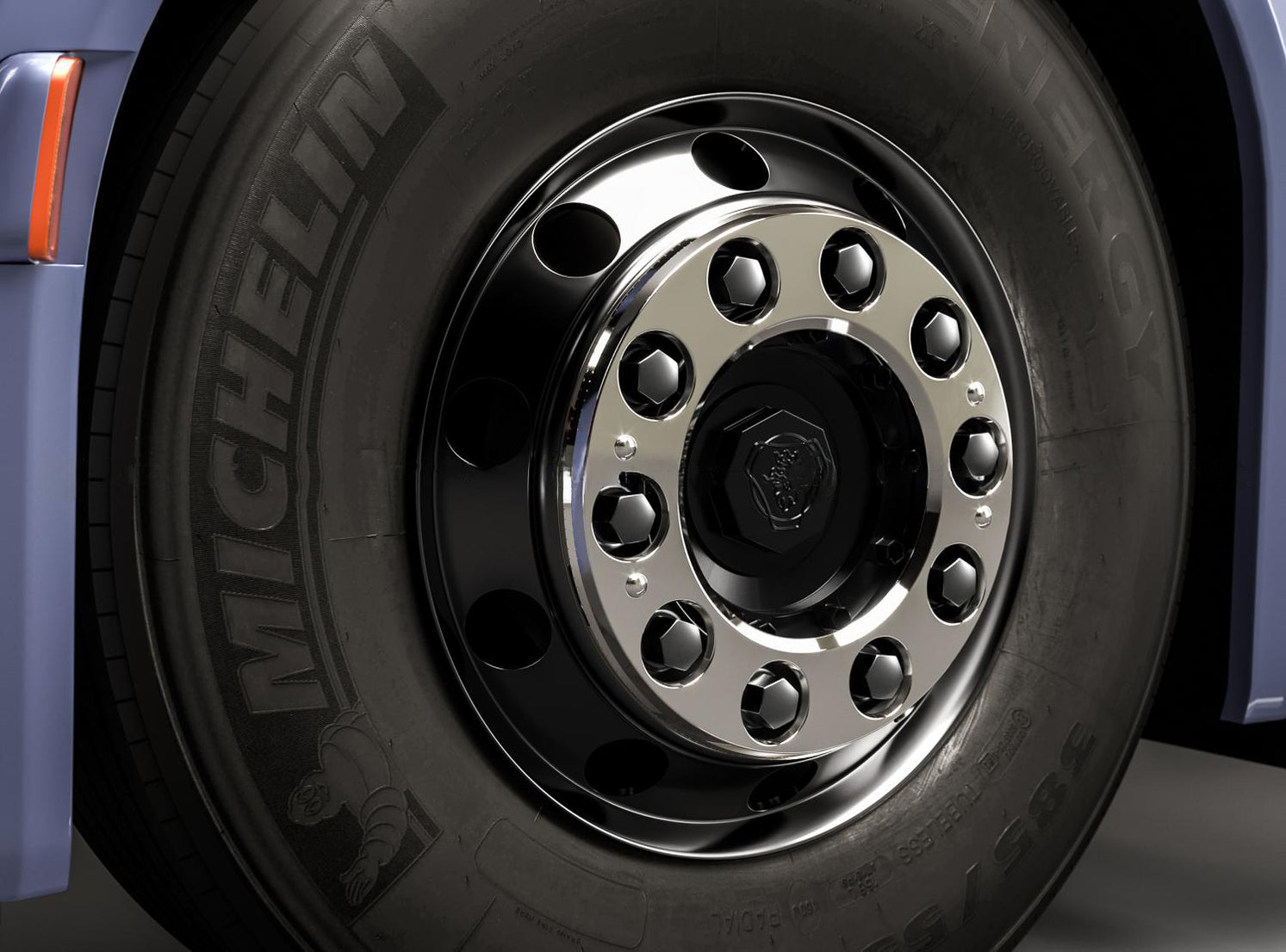 10 Stud Open Nut Rings for 22.5” Alloy Wheels – Stainless Steel Pair ...